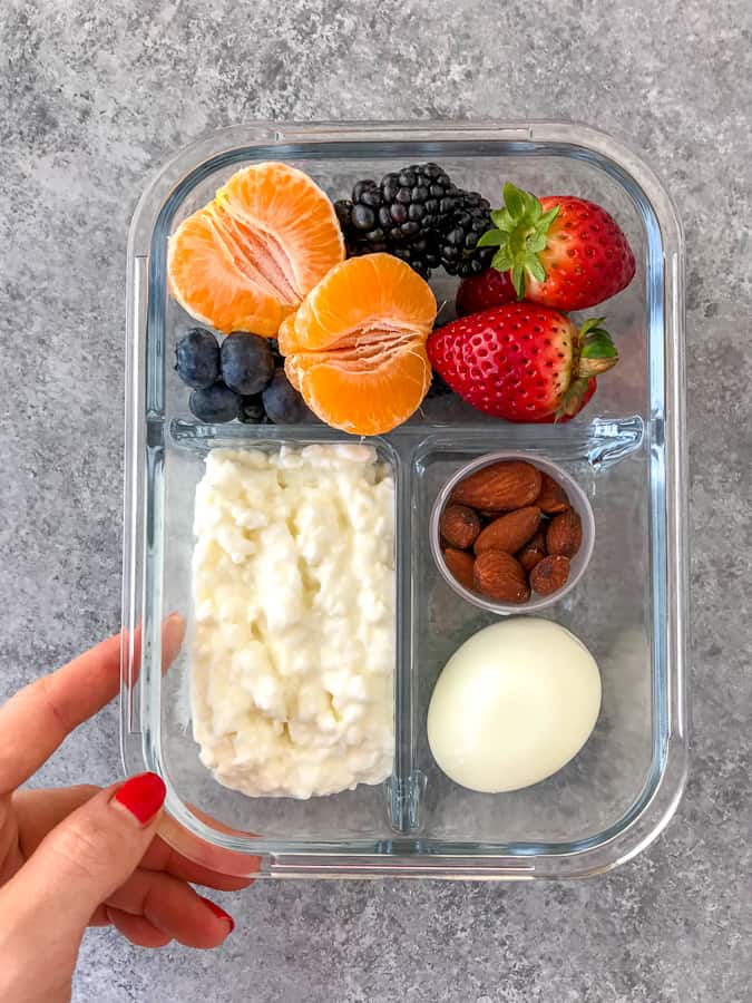 Easy Protein Bistro Snack Box With Peanut Butter On Top easy-protein-bistro-snack-box-with-peanut-butter-on-top