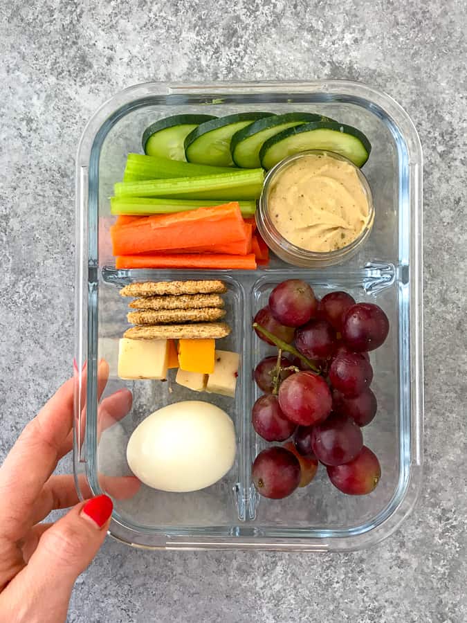 Easy Protein Bistro Snack Box With Peanut Butter On Top easy-protein-bistro-snack-box-with-peanut-butter-on-top