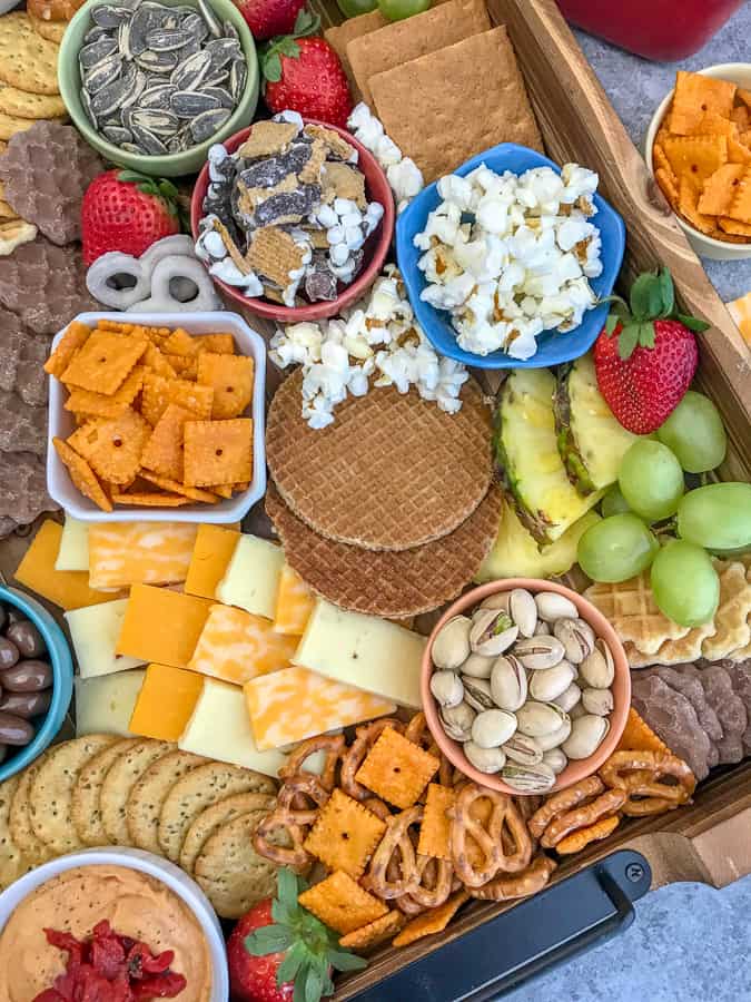 Party Grazing Snack Tray - With Peanut Butter on Top